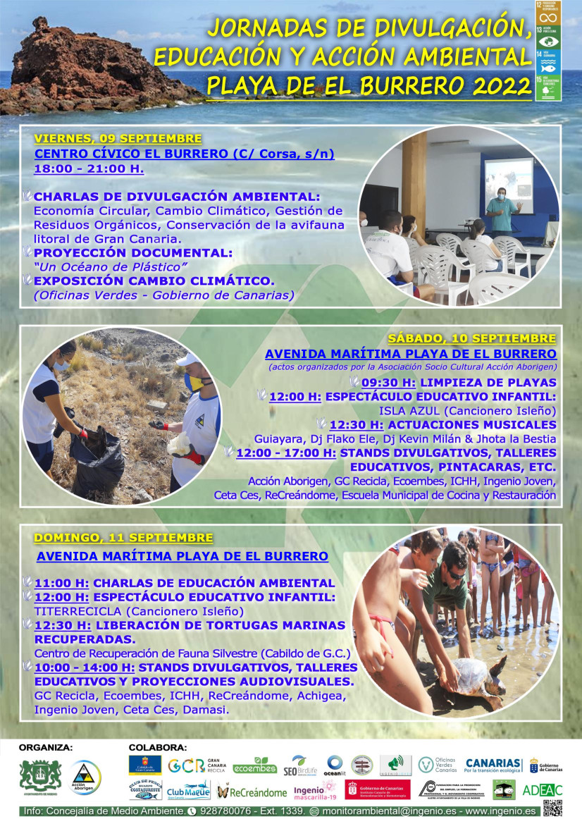 Divulgación, acción y educación, pilares de las jornadas a celebrar del 9 al 11 de septiembre en ...