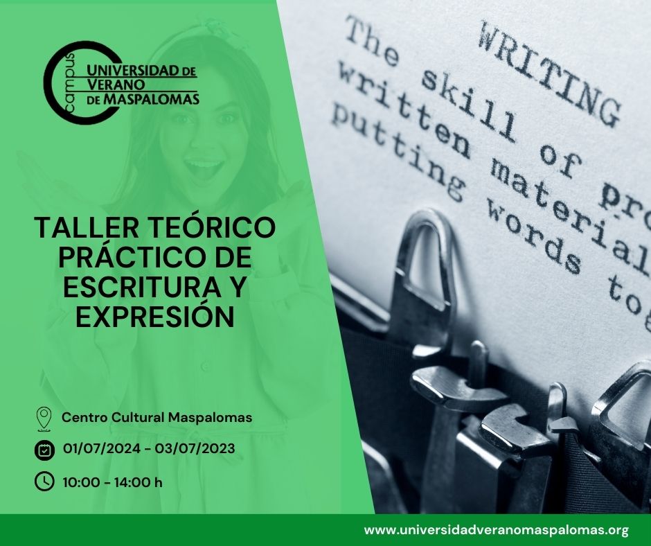 Destacados escritores y poetas impartirán un Taller sobre Escritura y ...