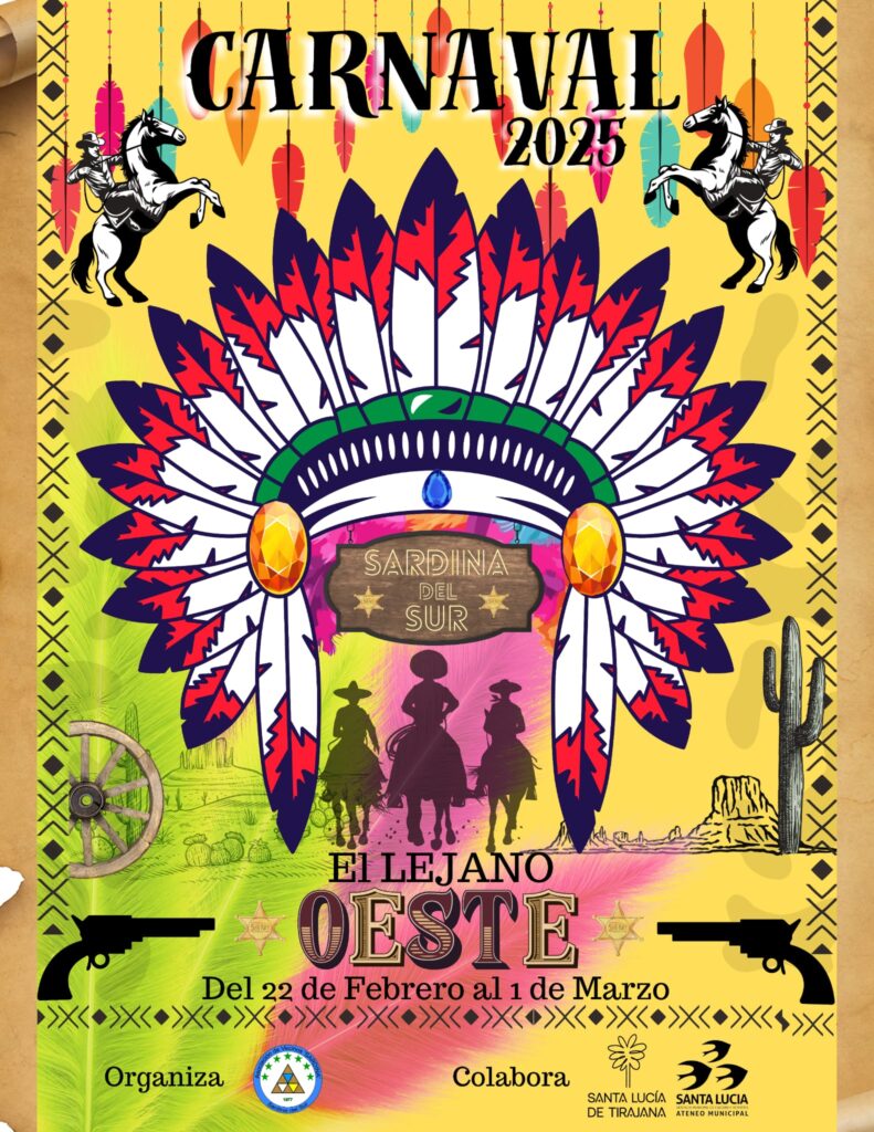 Sardina del Sur comienza este sábado el carnaval del Lejano Oeste con el pasacalles y la trans ...